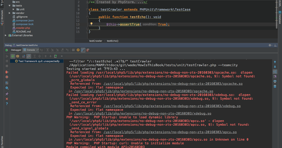 PHP 錯誤：Unable to load dynamic library