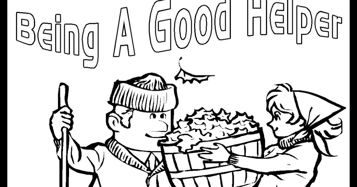 Good Citizen Worksheets Social Studies Sketch Coloring Page
