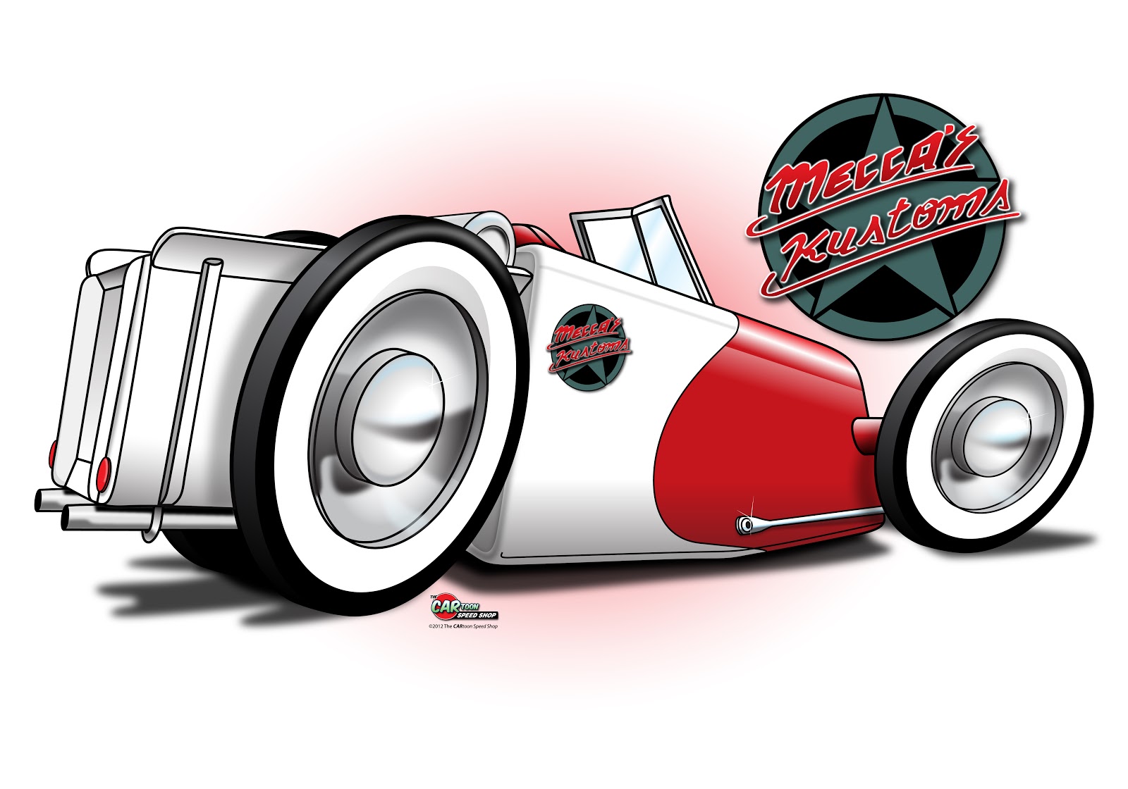 Mecca's Kustom Garage: Novo Logo by The Cartoon Speed Shop