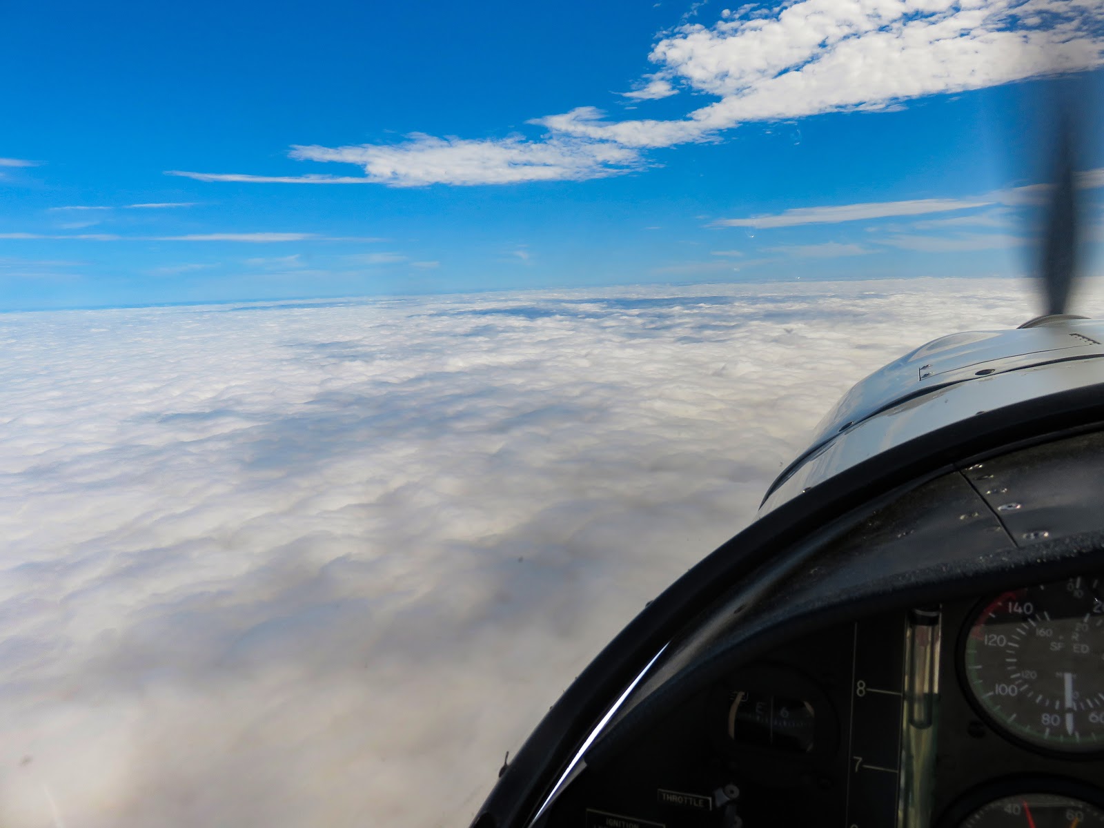 Safe VFR Flight Over the Top of Clouds