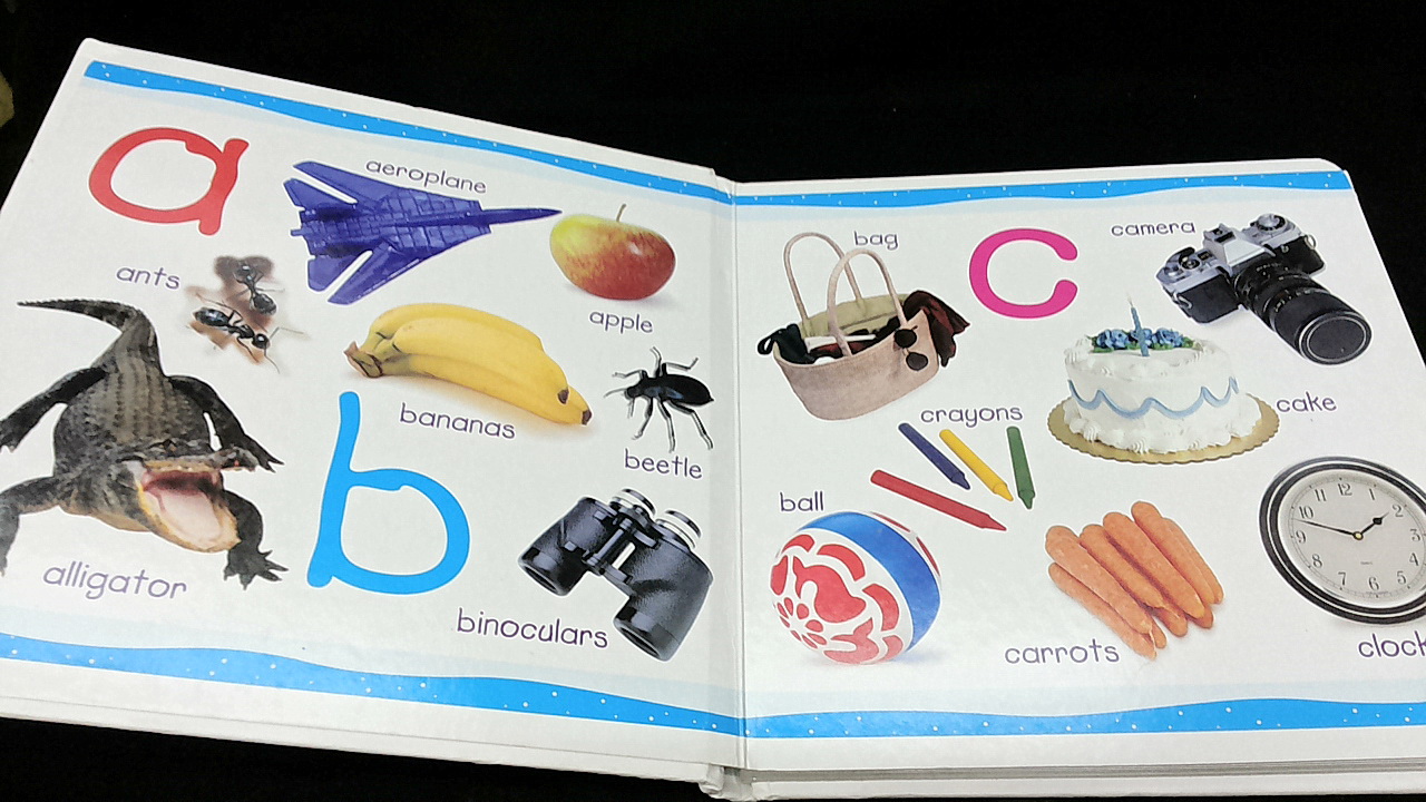 Kid Books Blog: 447.My first word book ABC / Out and About