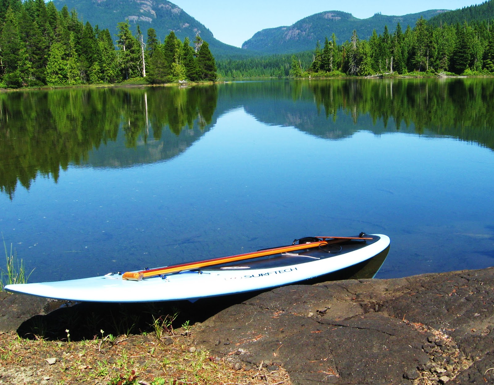 Paul's paddling : SUP'ing the Sayward Forest Canoe Circuit