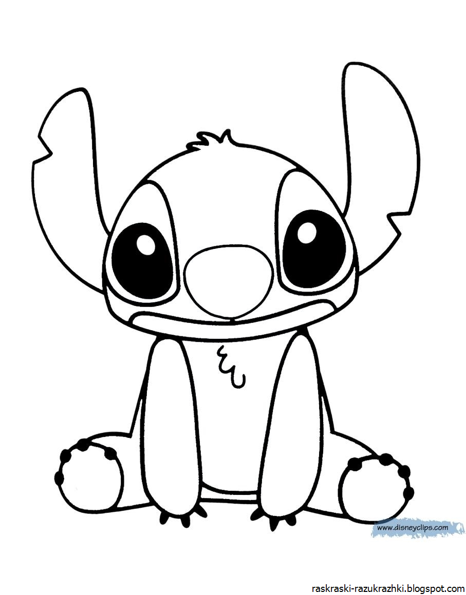 Стич Раскраска