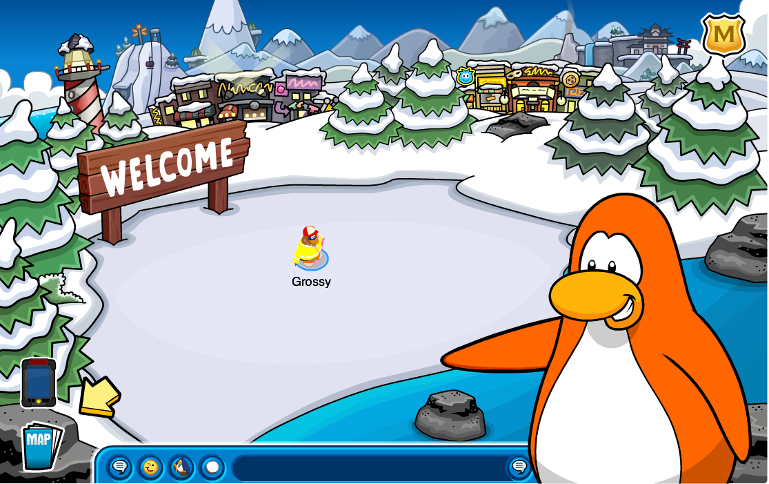 Club Penguin Cheats World: Grossy Finds A Weird Glitch.