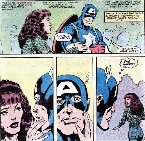 Bernie America! Marvel Comics Group 1983: Captain America by J.M ...