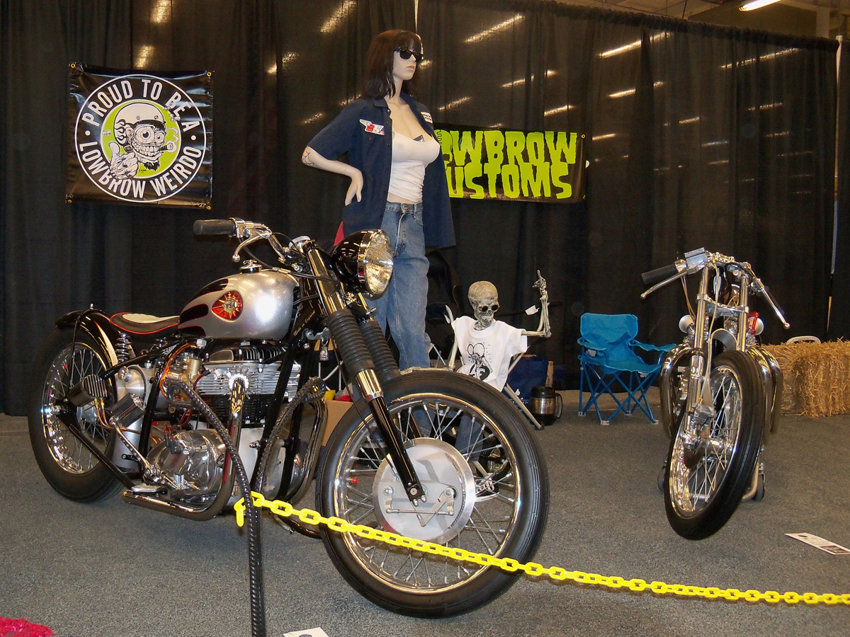 Lowbrow Customs Blog-O-Rama: Wichita Steve's BSA & Dual Engine Triumph