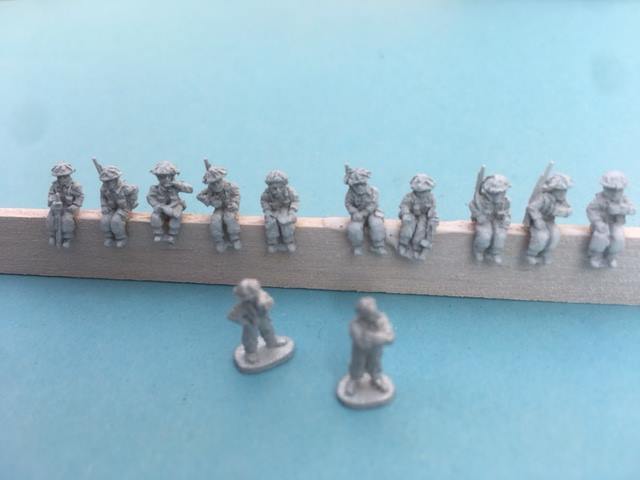 10mm Wargaming: 10mm British Tank Riders from Arrowhead Miniatures