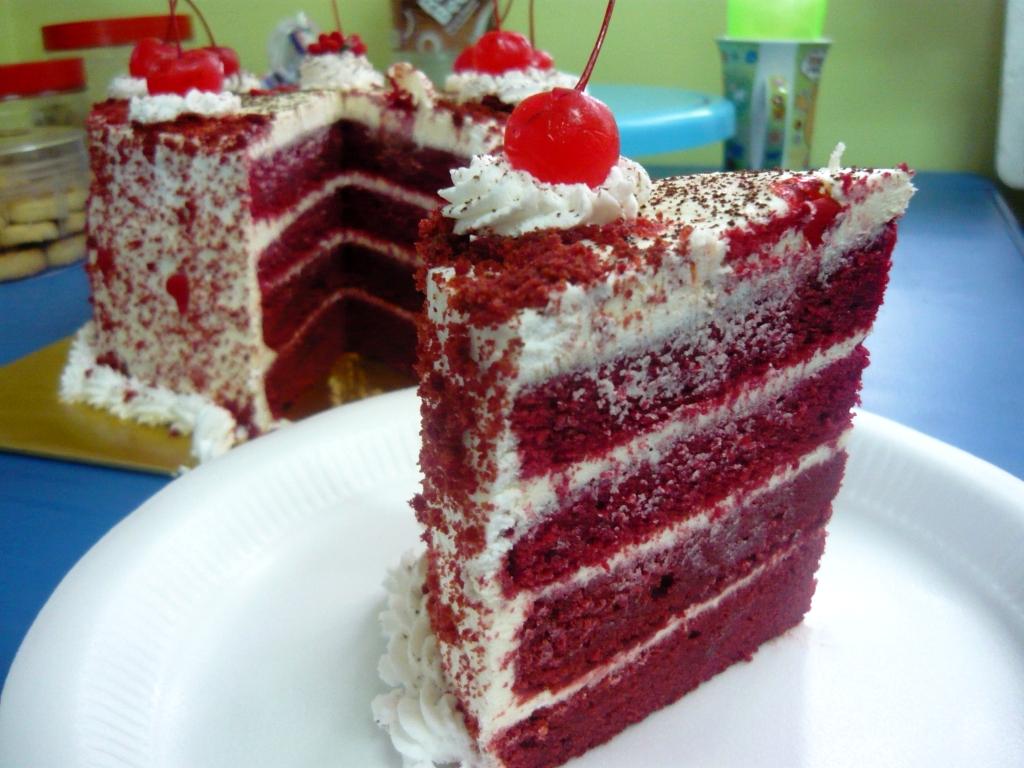 red velvet cake @ kek baldu merah
