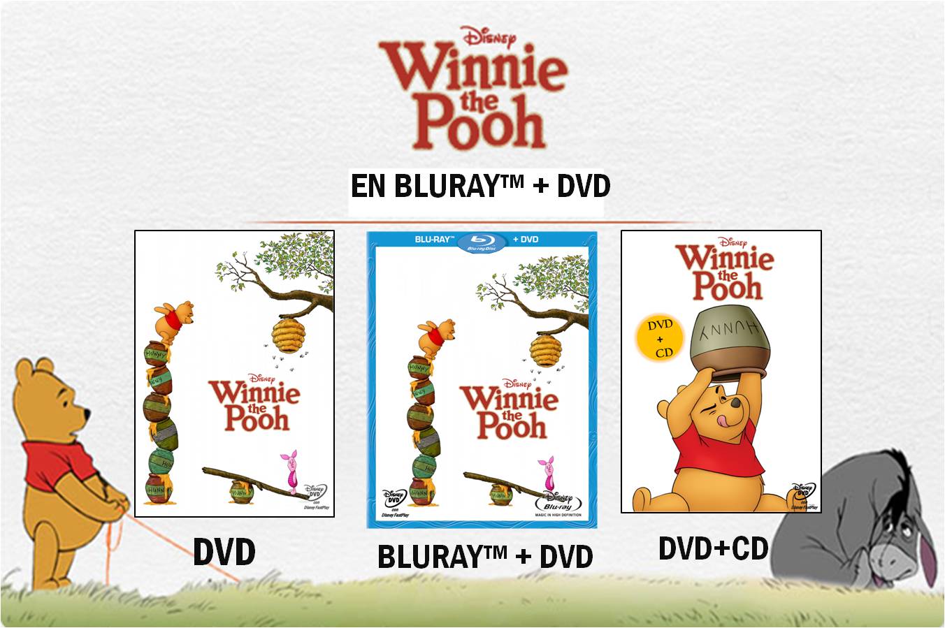 Portadas DVD y Blu-ray de WINNIE THE POOH | hablemosdedisney