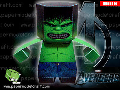 The Avengers - Hulk Papercraft | Papercraft Paradise | PaperCrafts ...