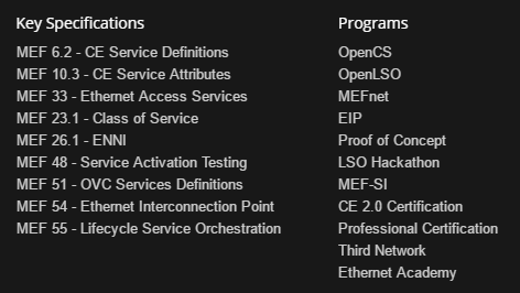 Telecomunicaciones: Mercados y Tecnologías: Ethernet : MEF y la Tercera Red