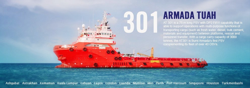 Jobs for 2nd Engineer on board M/V. Armada Tuah 302 - Laut Dollar ...