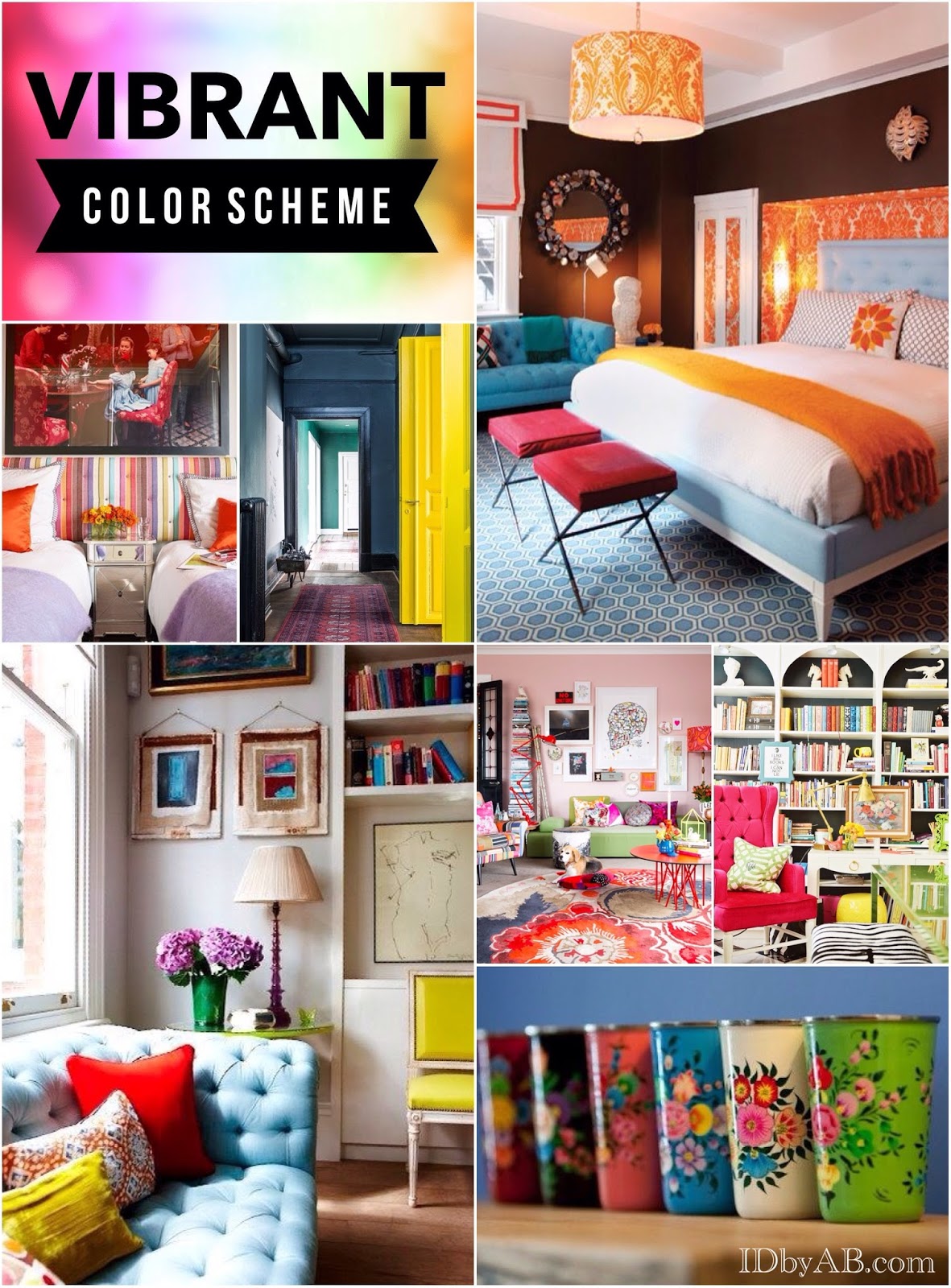 I.D. by A.B.: Mood Board Monday: Vibrant Color Scheme