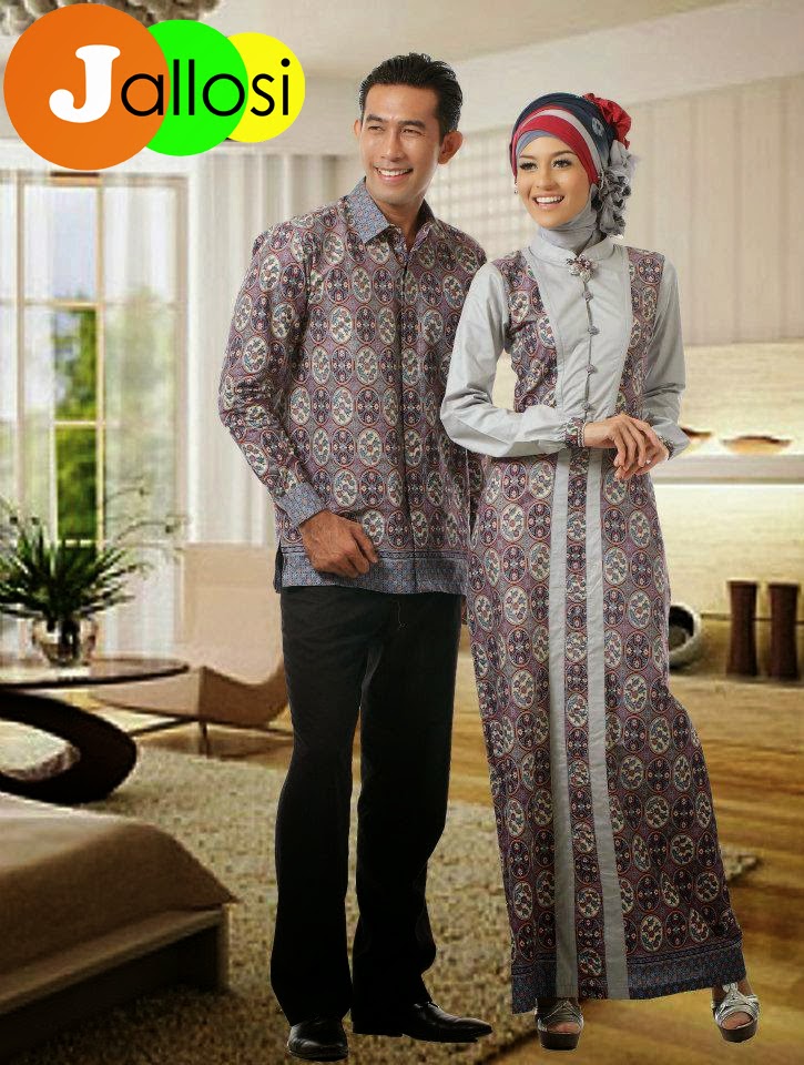 Model Couple Baju Busana Muslim Batik Trend 2019 | JALLOSI