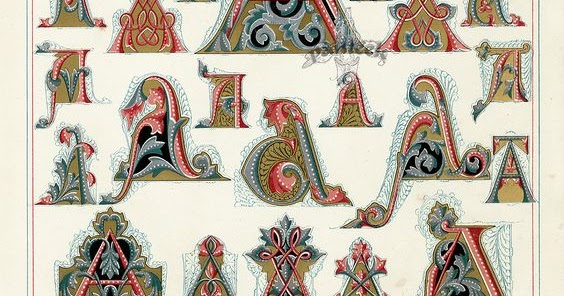 Heraldry of Life: 46.ART IN ARTISTIC ALPHABETS