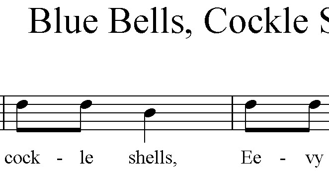 Bluebells, Cockleshells - Music a la Abbott - Amy Abbott - Kodály ...