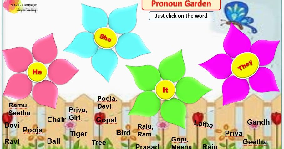 Pronoun Garden - Learner Centered Touch and Play Digitial Content