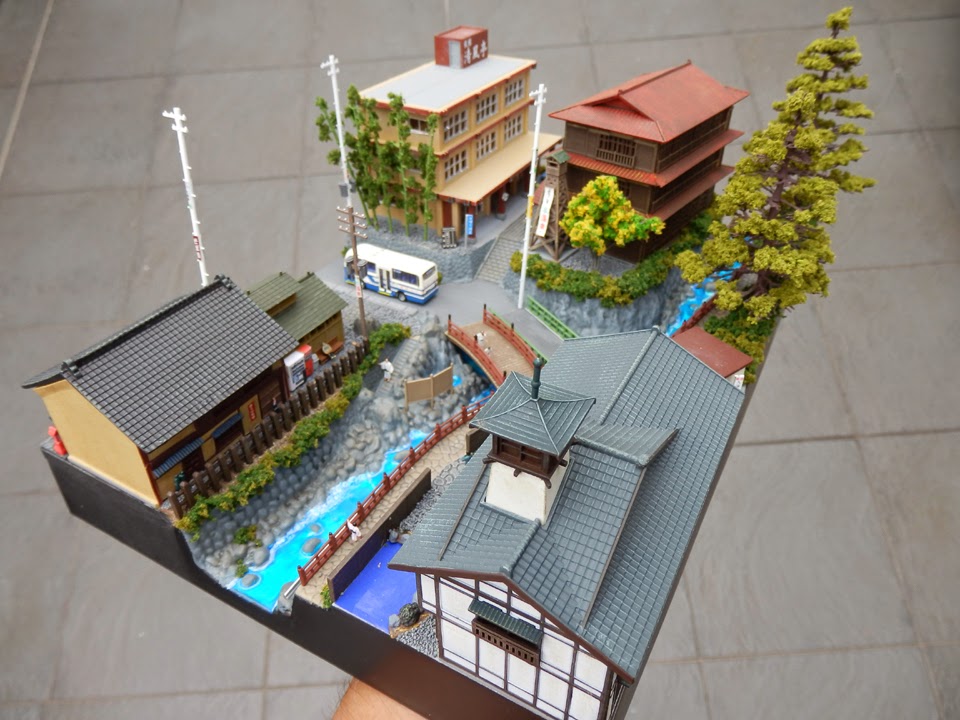 The Singapore otaku : N Gauge (1) 1/150 Tomytec Hot Spring (Onsen ...