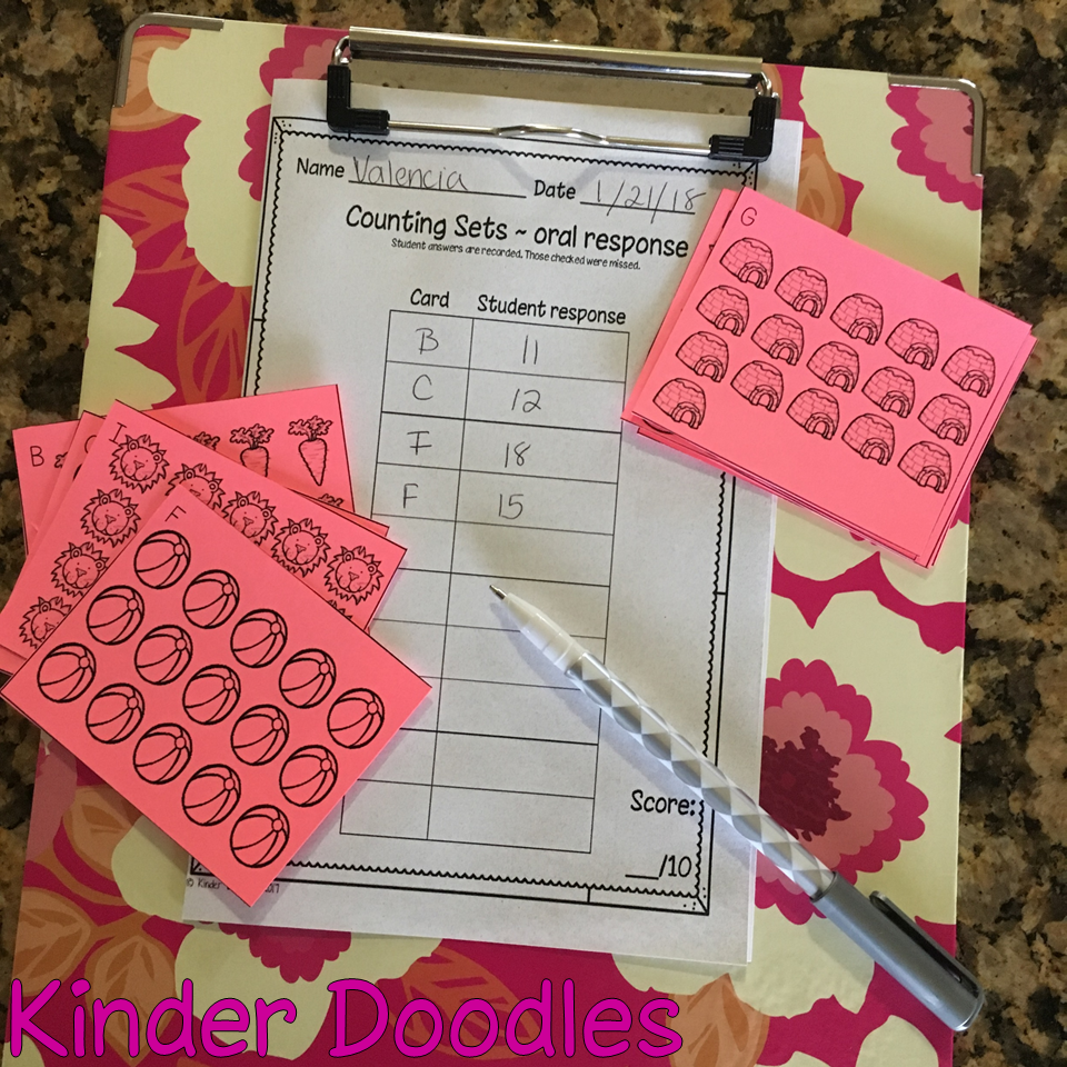 Kinder Doodles: What Do You Know? Progress Monitoring