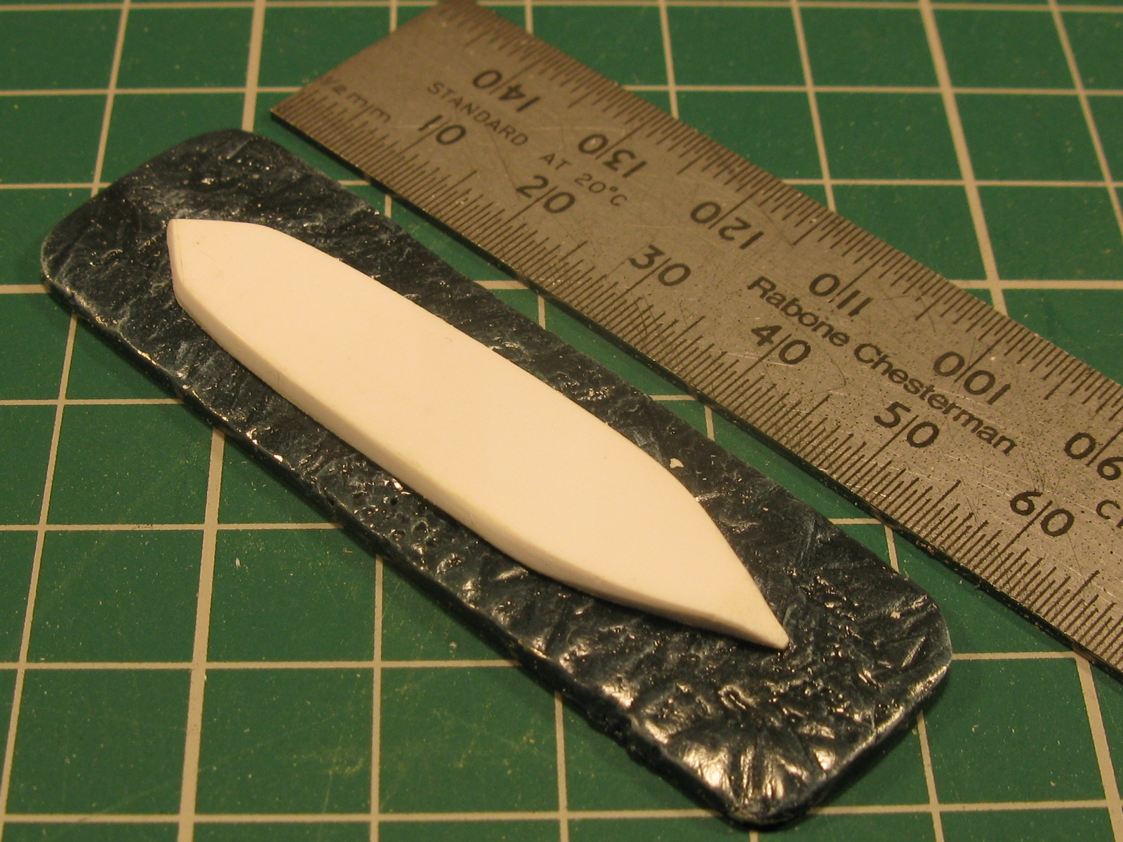 Jim's Wargames Workbench: 1/2400th Rochambeau Scratchbuild: The Hull