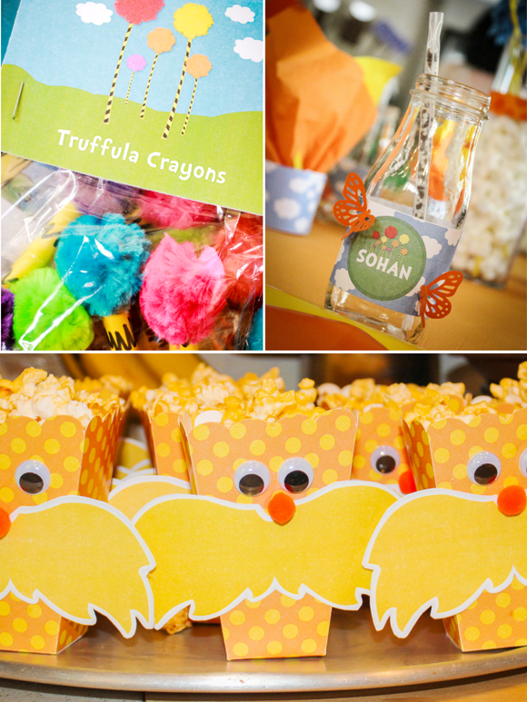 An Incredible Lorax Inspired Birthday Party - Party Ideas | Party Printables Blog