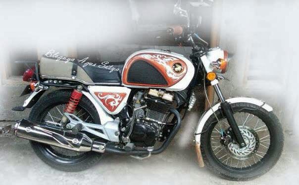 Foto Modif Honda CB 100 Model Klasik - Oto Trendz