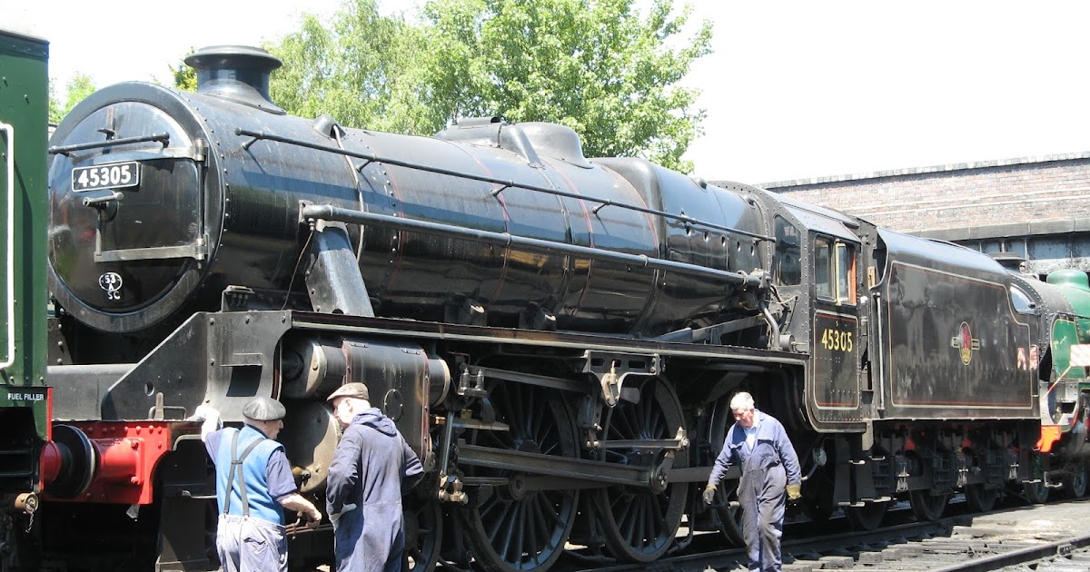 Steam Memories: Black five 45305 AKA LMS 5305 and The Drapers engine.