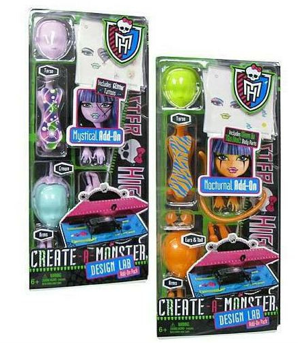 My toys,loves and fashions: Create-a-Monster Lab add-on-packs ...