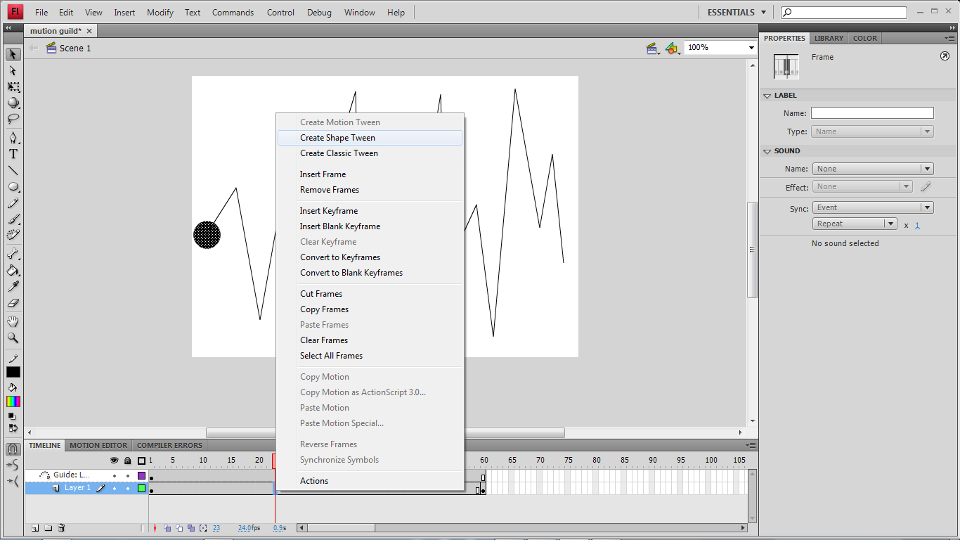BEBAS BERCERITA: how to make animation motion guide, cara menggunakan ...