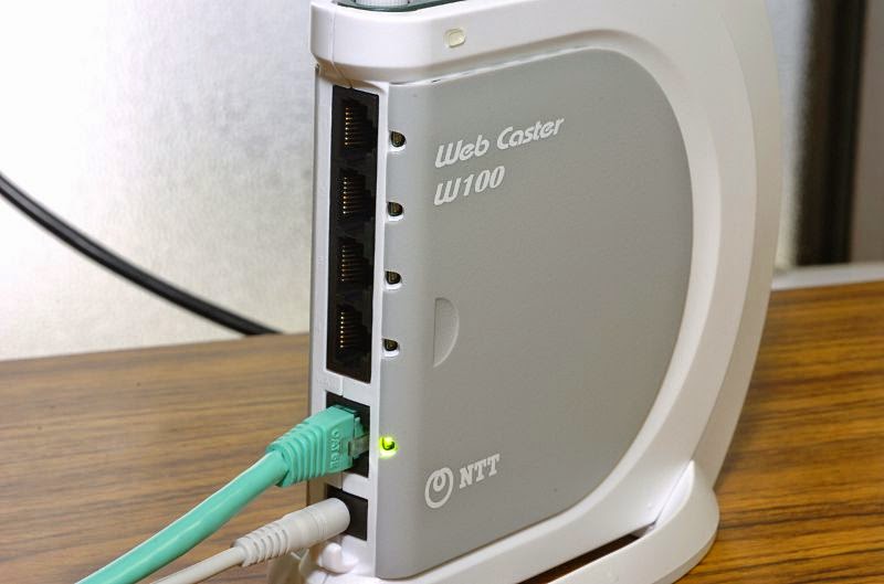 電算機孝行: NTT Web Caster W100 無線LANルータを入手