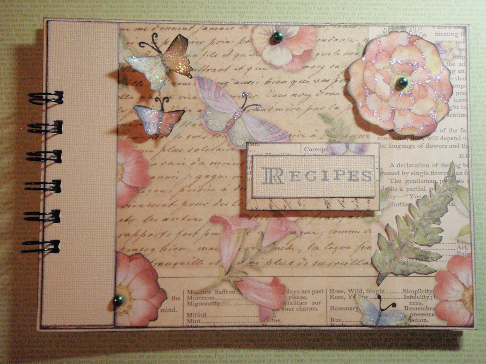 Love Paper Crafting: Mini Recipe Book~