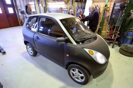 ELBIL: Think elbil trivs i nya hemmet!