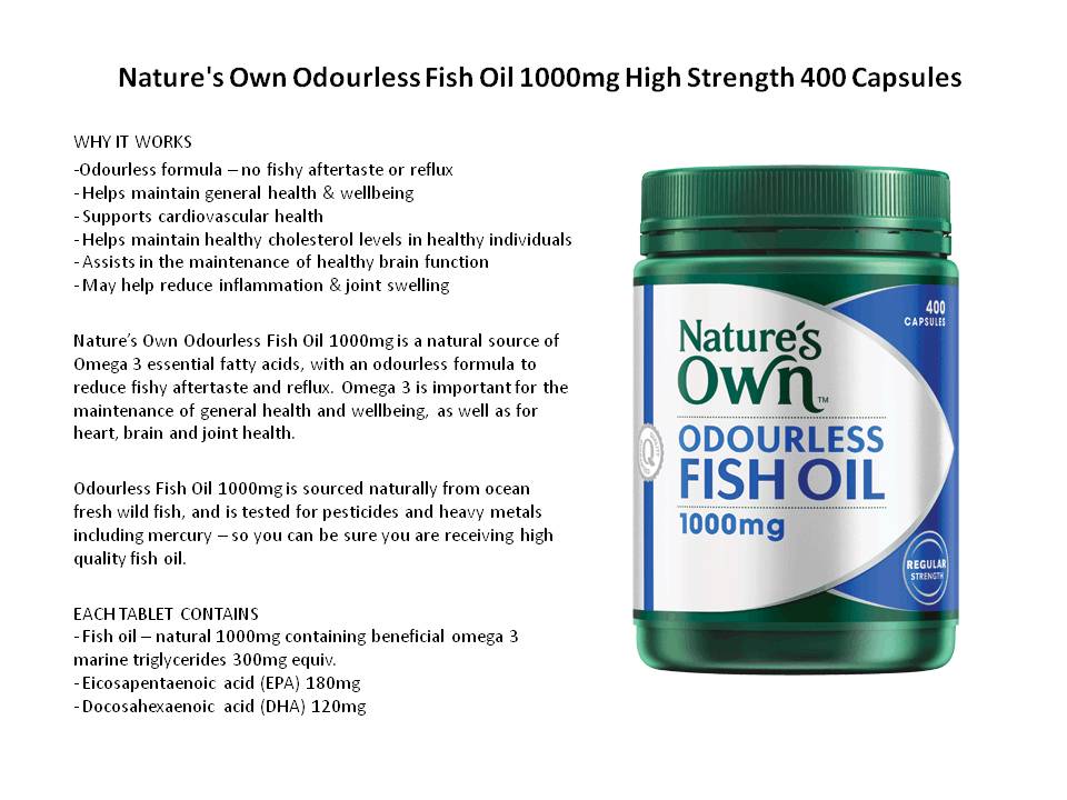 Australian Made Australian Owned Products: Nature's Own Odourless Fish ...