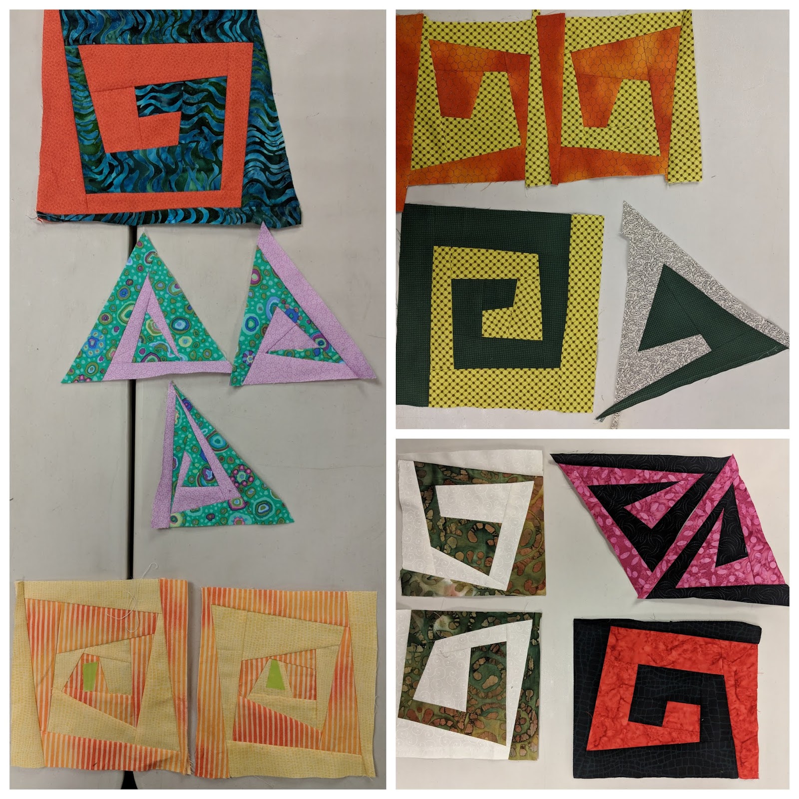 Free Styling & Spiraling Fun with Pine Tree Quilt Guild