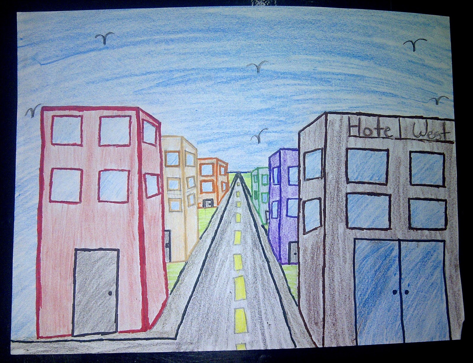 Ms. Maryann's Art Class: One Point Perspective: 4th