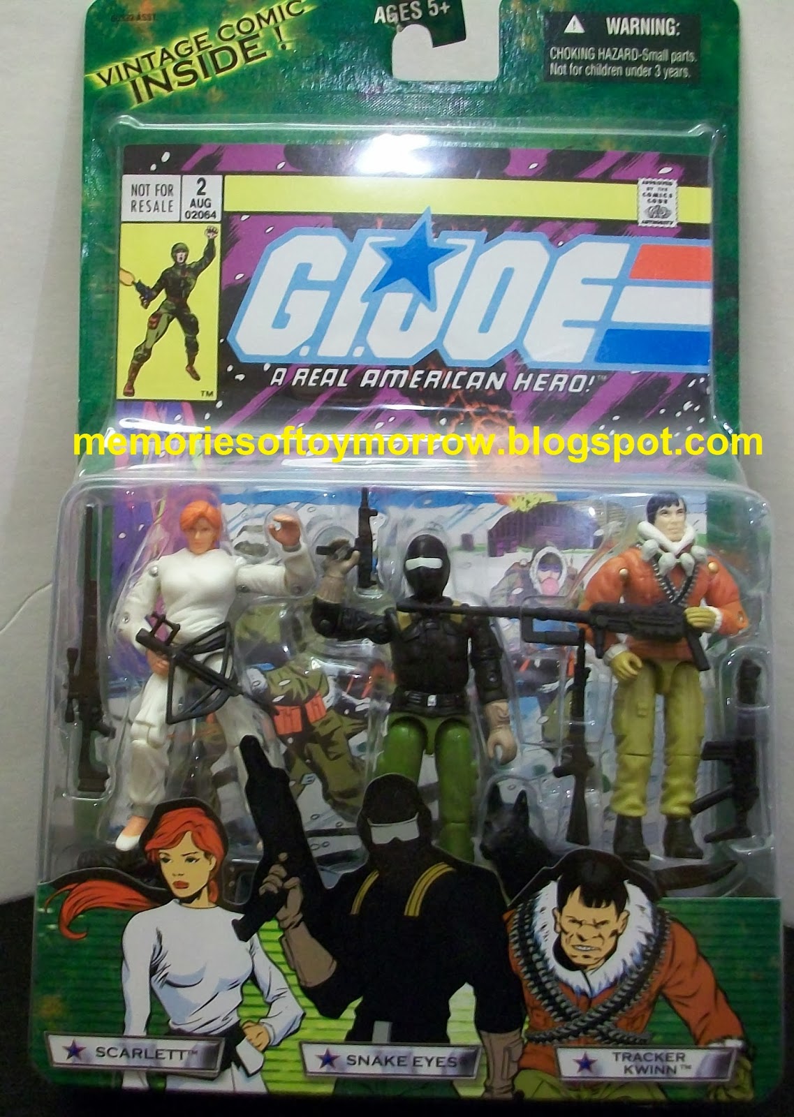 Memories of Toymorrow: Oh Yeah, the GI Joe Comic Pack Kwinn Came First ....