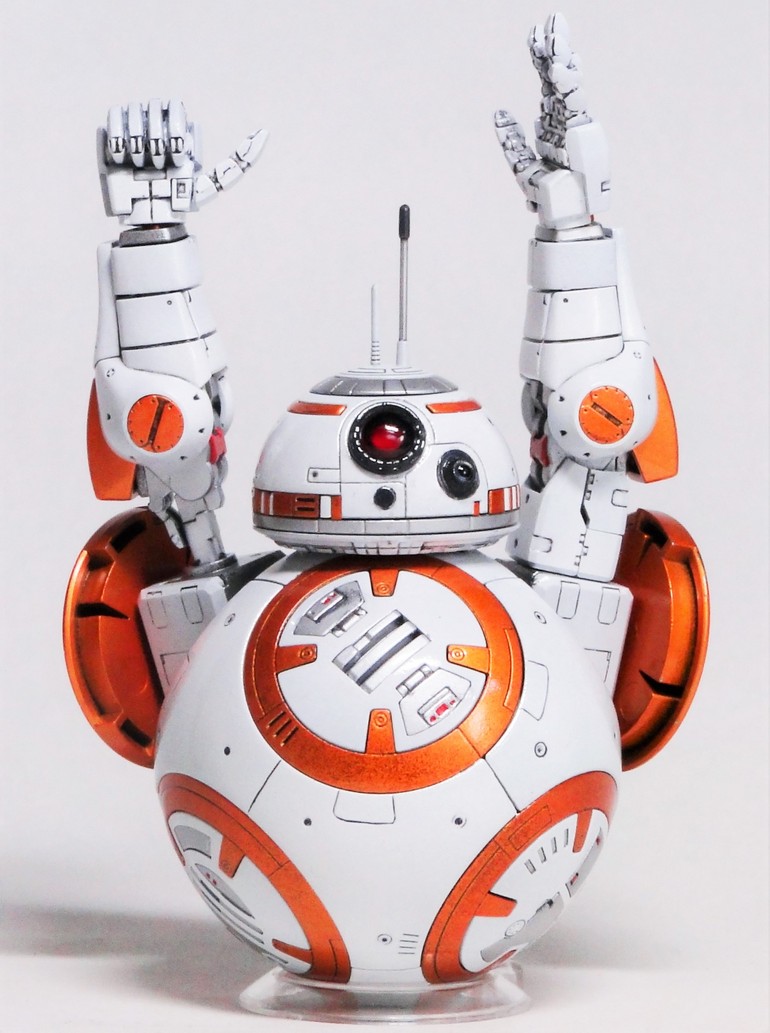 GUNDAM GUY: Gundam x Star Wars: BB-8 + RG Zaku Arms - Customized Build
