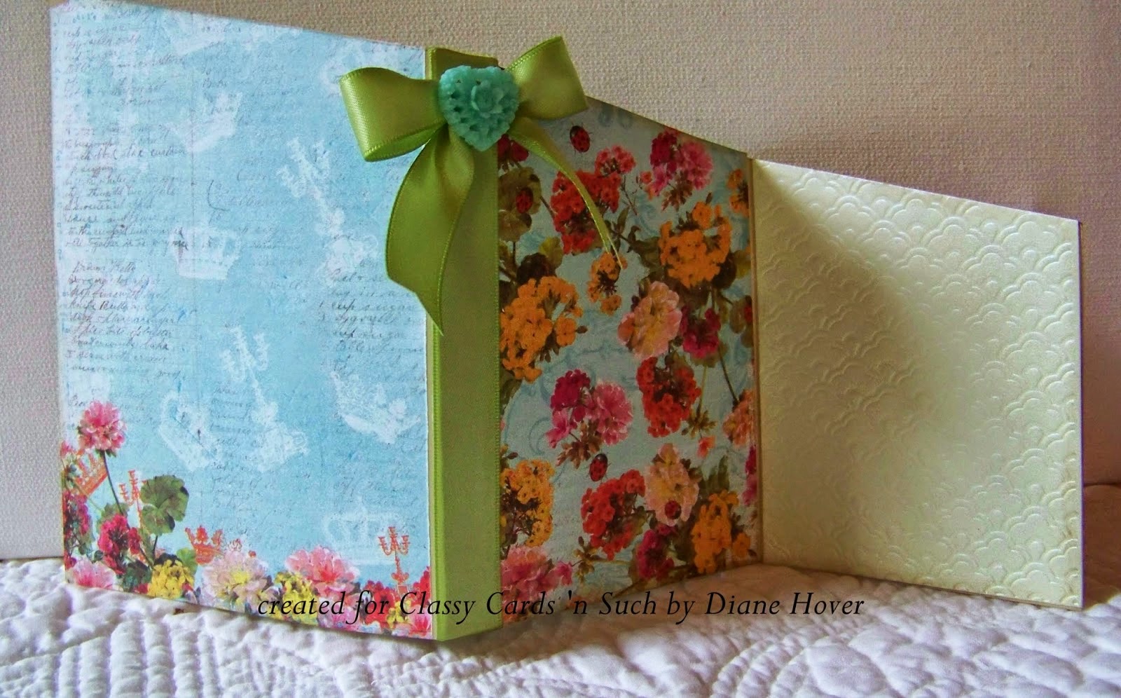 Classy Cards 'n Such: Fancy Fold "Z" Card