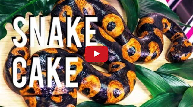 How to Make a Realistic-Looking Snake Cake