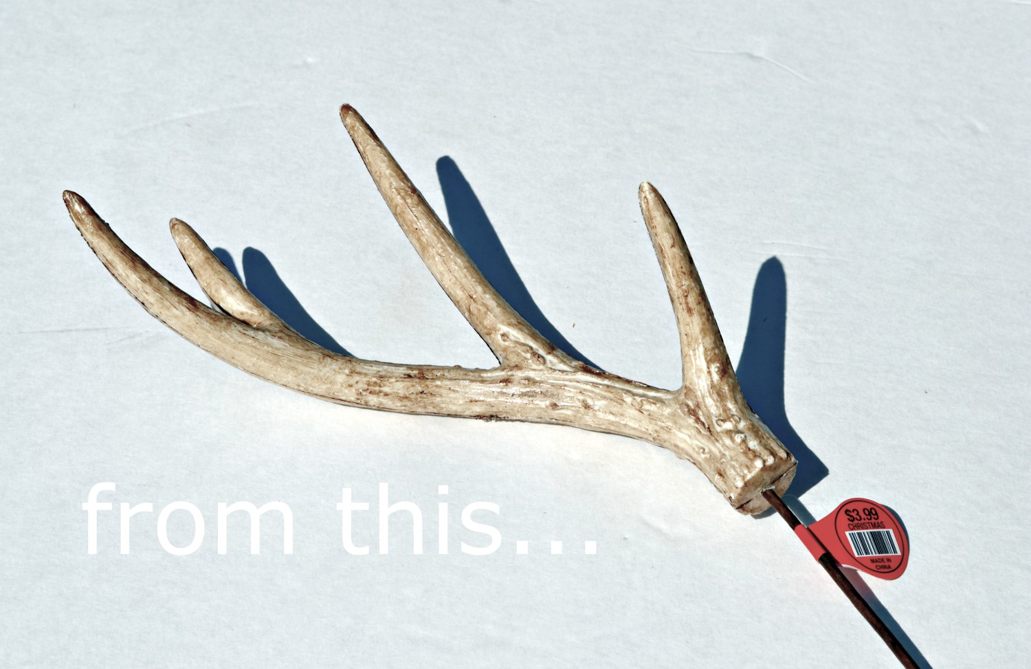 {easy to make} Antler Jewelry Tree Tutorial