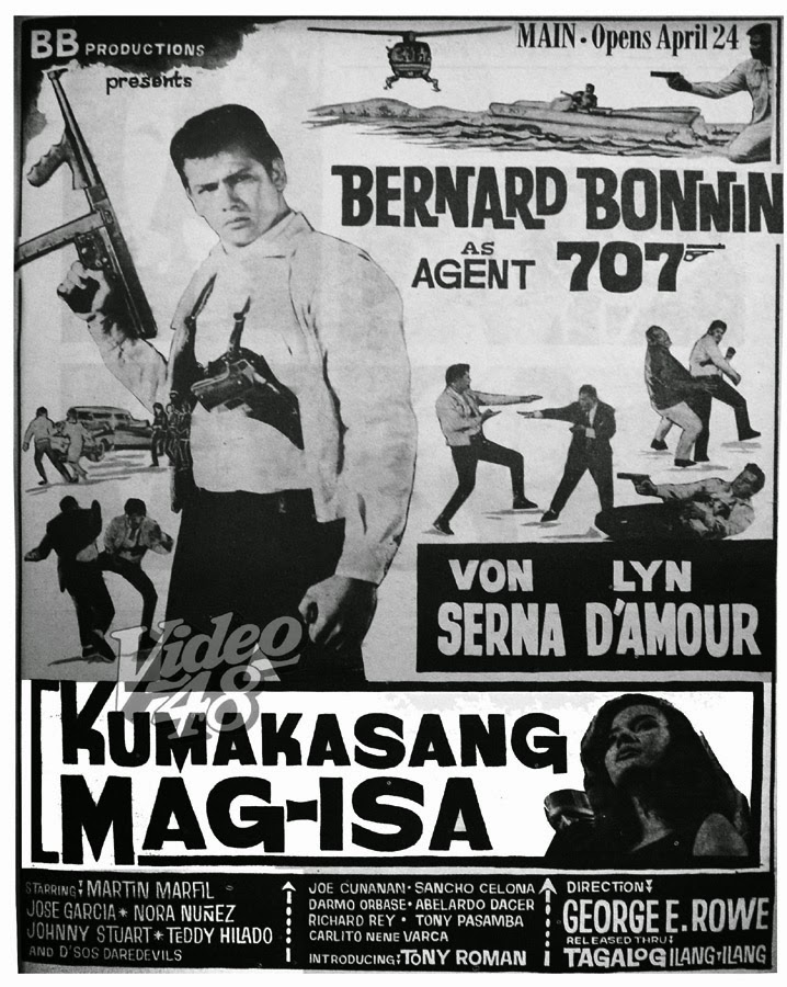 Video 48: THE SIXTIES # 665: BERNARD BONNIN (AS AGENT 707), VON SERNA ...