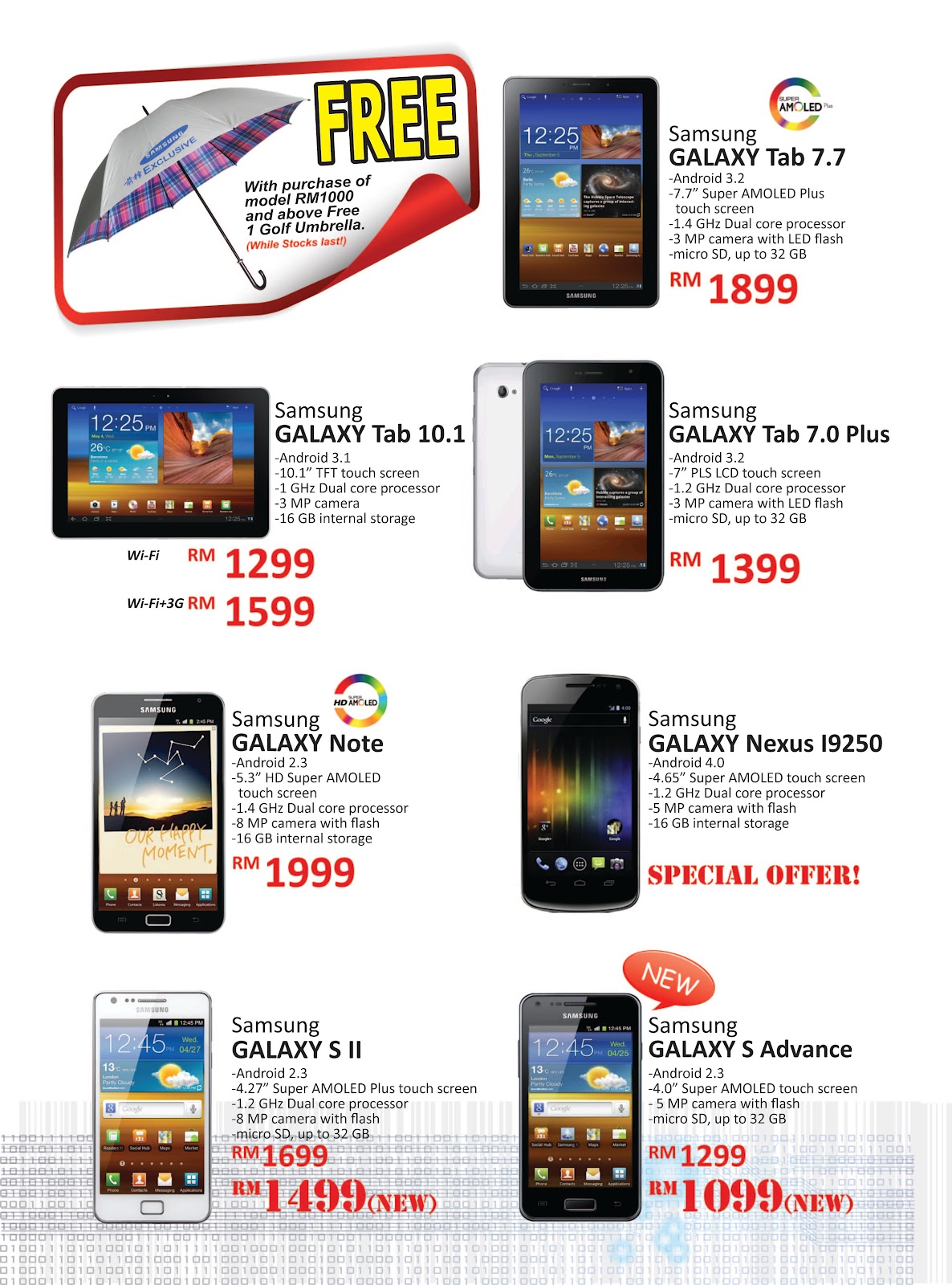 Exclusive Telecommunication: SAMSUNG flyer