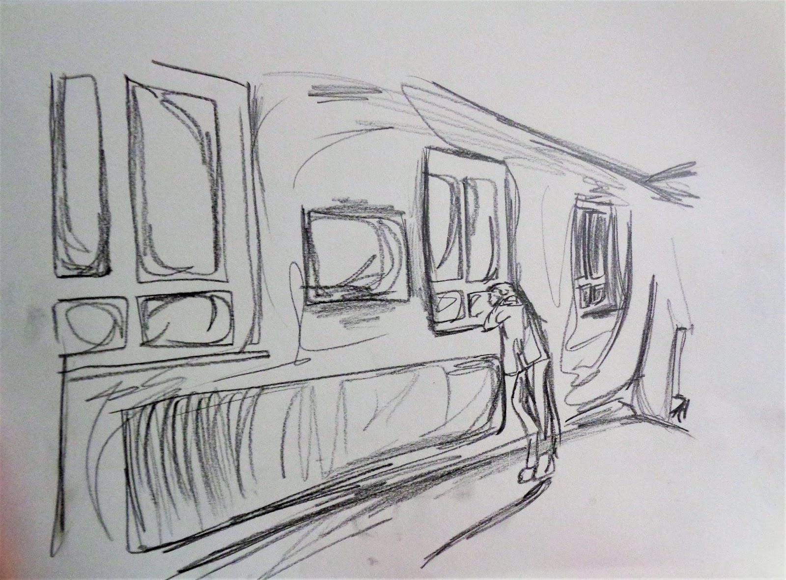 Find Your Inspiration : Drawings showing isolation in the person