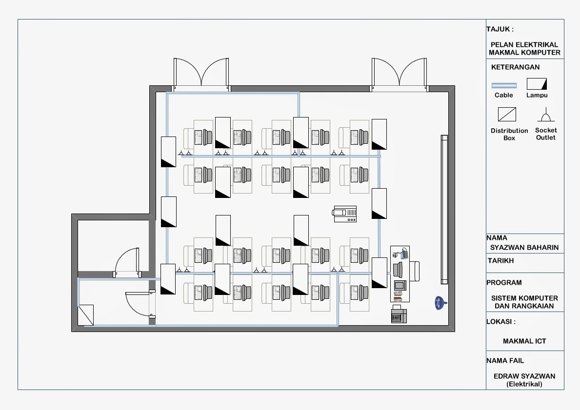 Contoh Pelan Makmal Komputer ~ Budak Sistem Komputer