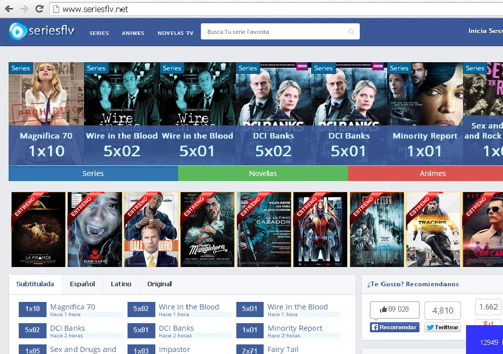 Las mejores paginas para ver series y películas Agosto 2015 ~ Another ...