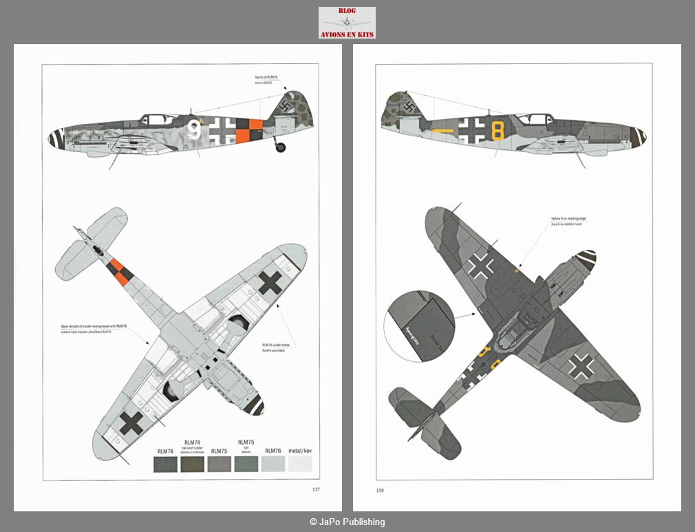 AVIONS EN KITS: ZOOM SUR N°19 [Livre JaPo Messerschmitt Bf 109s of KG(J) 6]