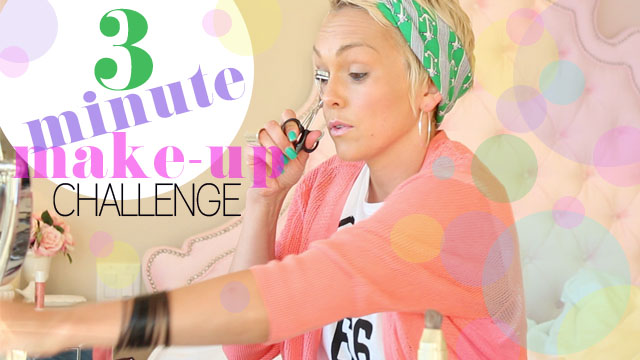 kandeej.com: 3 Minute Make-Up Challenge