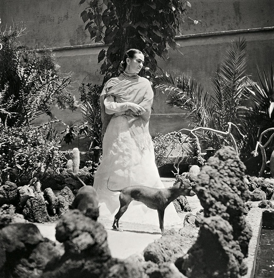 VINTAGE PHOTOGRAPHY: Frida Kahlo during the last years of her life