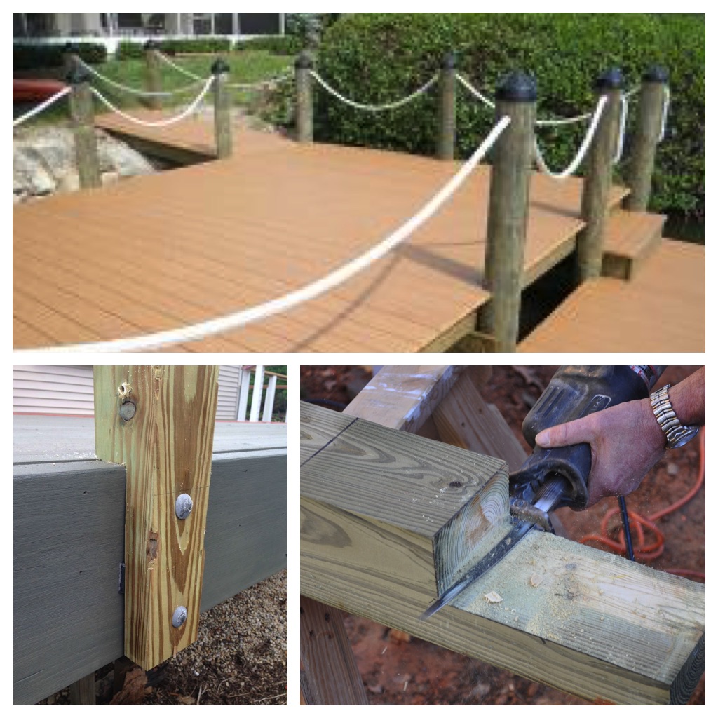 Hus Langford: Rope railings