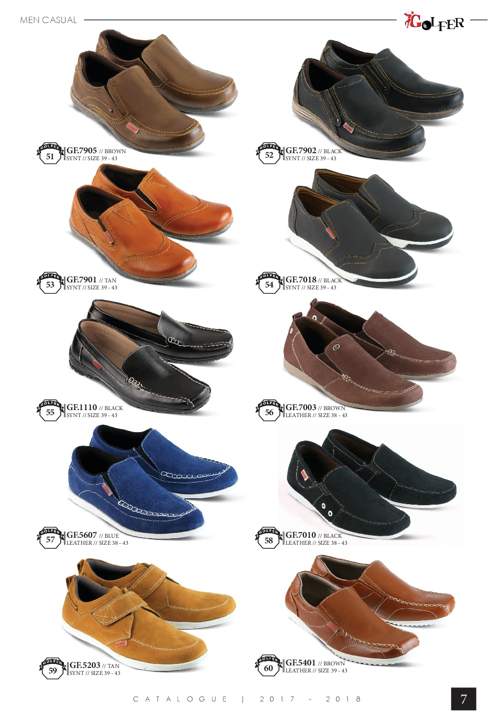Sepatu dan Sandal Golfer Katalog Terbaru 2018